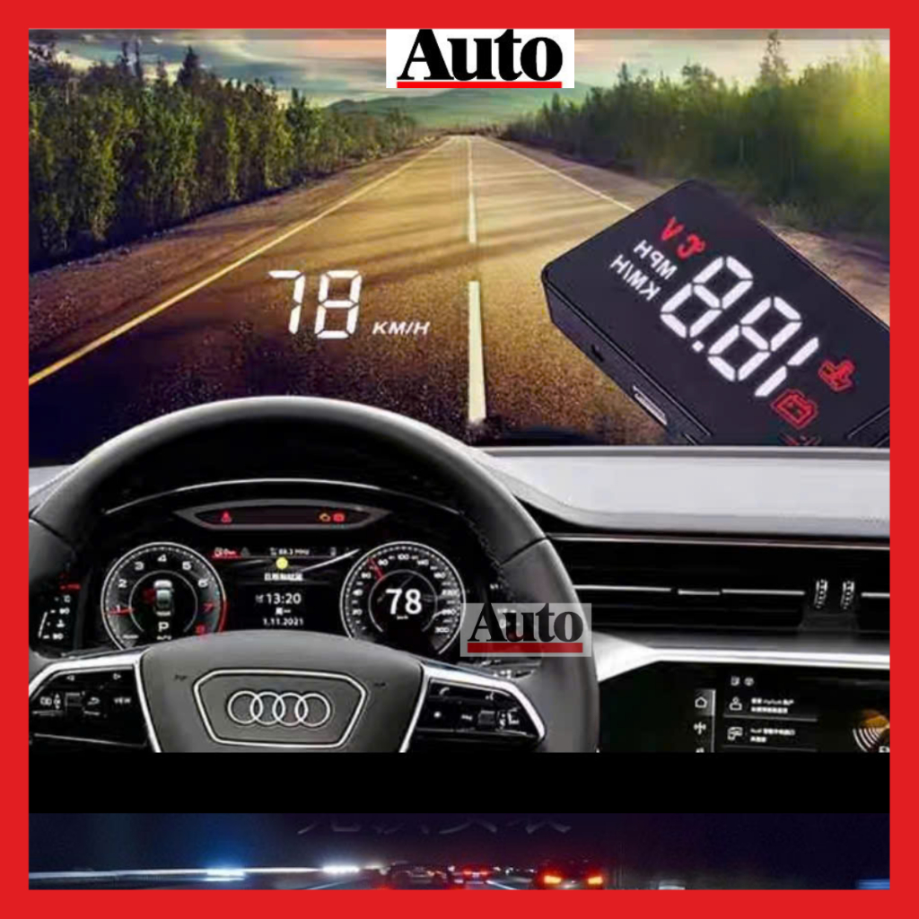Hiển Thị Tốc Độ Lên Kính Lái Hud A100 Phiên Bản Mới 2025 | Shopee Việt Nam