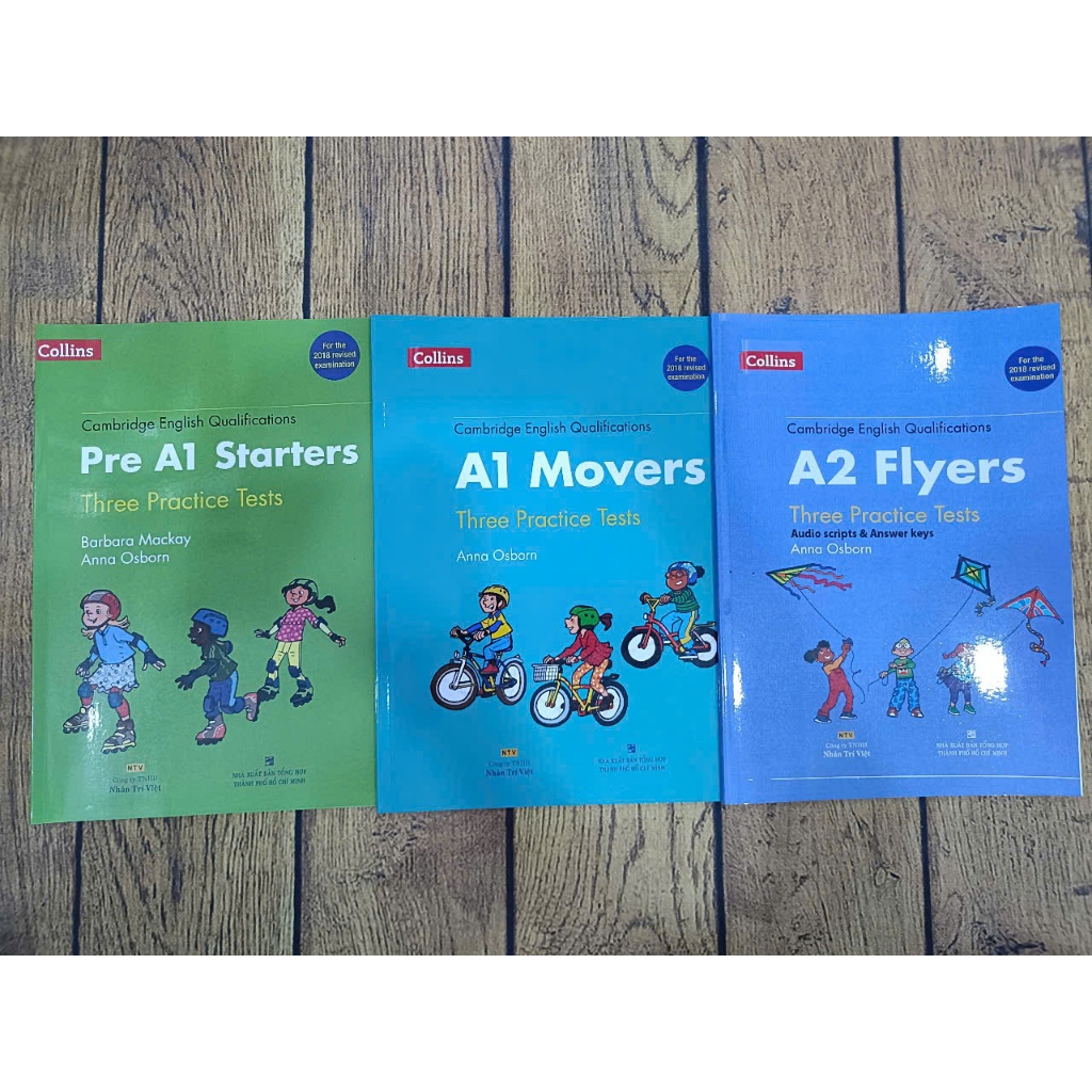 Sách Collins Starters, Movers, Flyers (three practice tests) | Shopee ...
