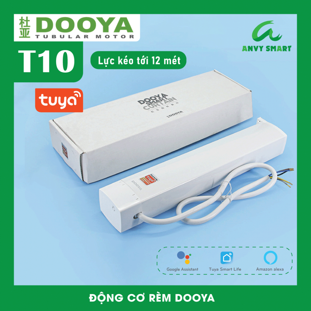 Động Cơ Rèm Dooya T10 T11 T12 Điều Khiển Từ Xa - Động Cơ Rèm Wifi Tuya Zigbee | Shopee Việt Nam