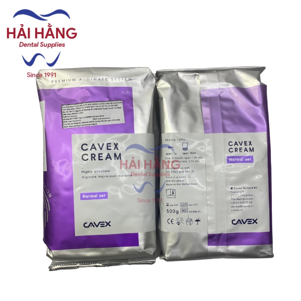 (Mẫu mới) Chất lấy dấu Cavex Cream Alginate (Normal Set) | Shopee Việt Nam