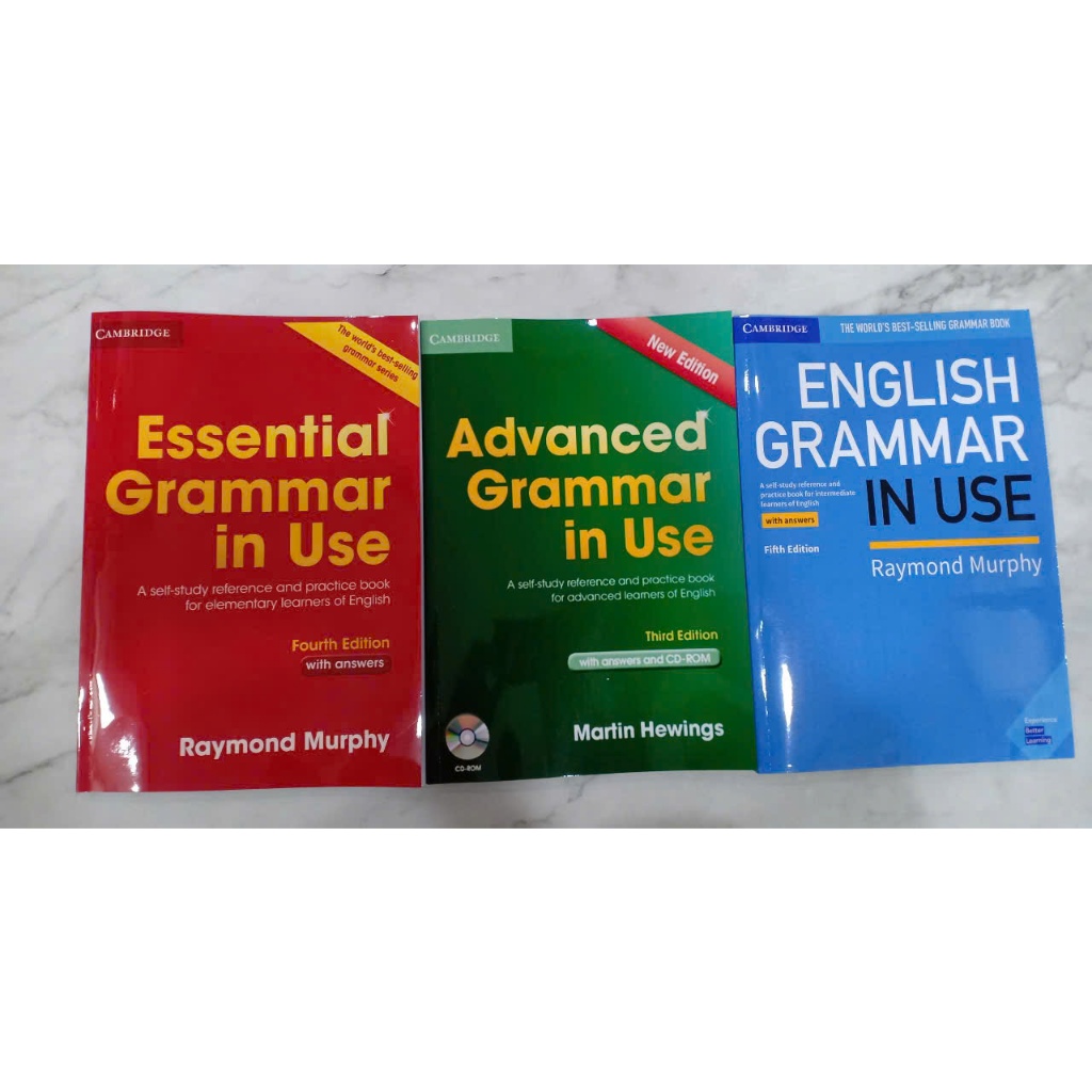 Sách English Grammar In Use, Essential Grammar, Advanced Grammar (KHÔNG ...