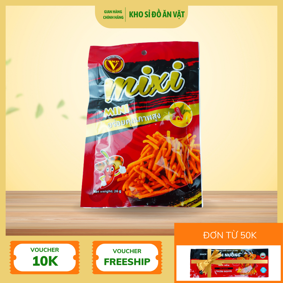 Snack bim bim MIXI MINI - Food đồ ăn vặt ăn cùng bà Tuyết 26g/gói ...