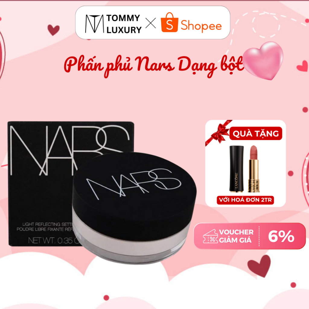 Phấn Phủ Bột NARS Light Reflecting Setting Powder Loose Translucent Crystal Không Màu Kiềm Dầu ...