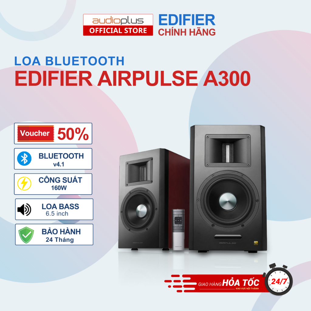 Loa EDIFIER AIRPULSE A300 - Bass 6.5inch - Hi-Res audio - Bảo hành 24 ...