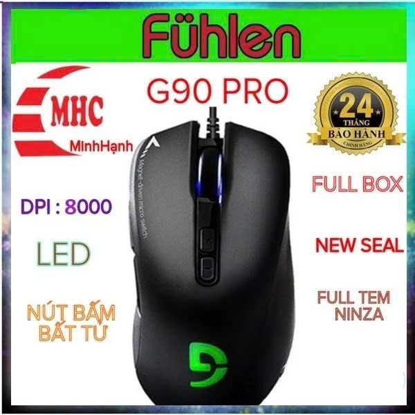 Chuột Gaming Fuhlen G90 Pro, G90 Evo DPI 12000 chính hãng Ninza- Bảo ...
