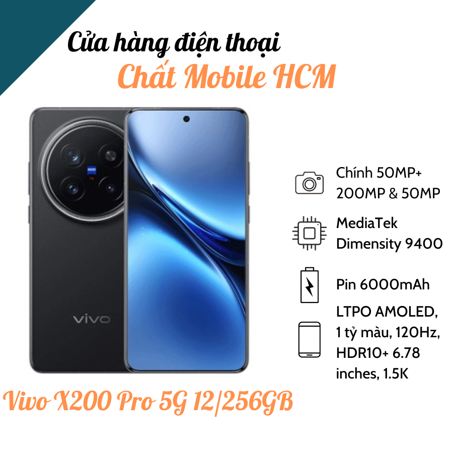 Điện thoại Vivo X200 Pro 5G 12/256GB Máy Nguyên Seal Full Box | Shopee ...
