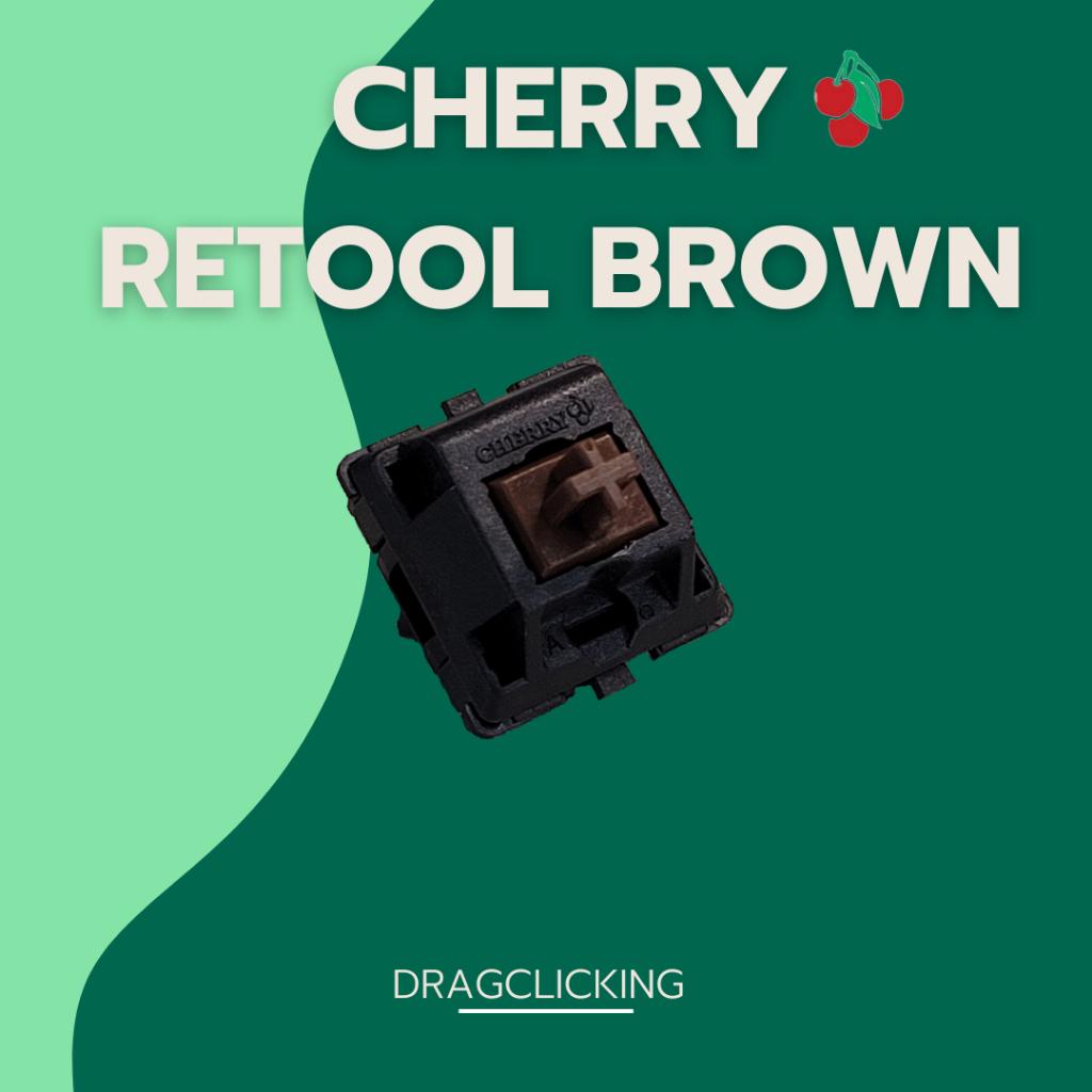 Switch cherry retool brown 5 pin (font mảnh) | Shopee Việt Nam