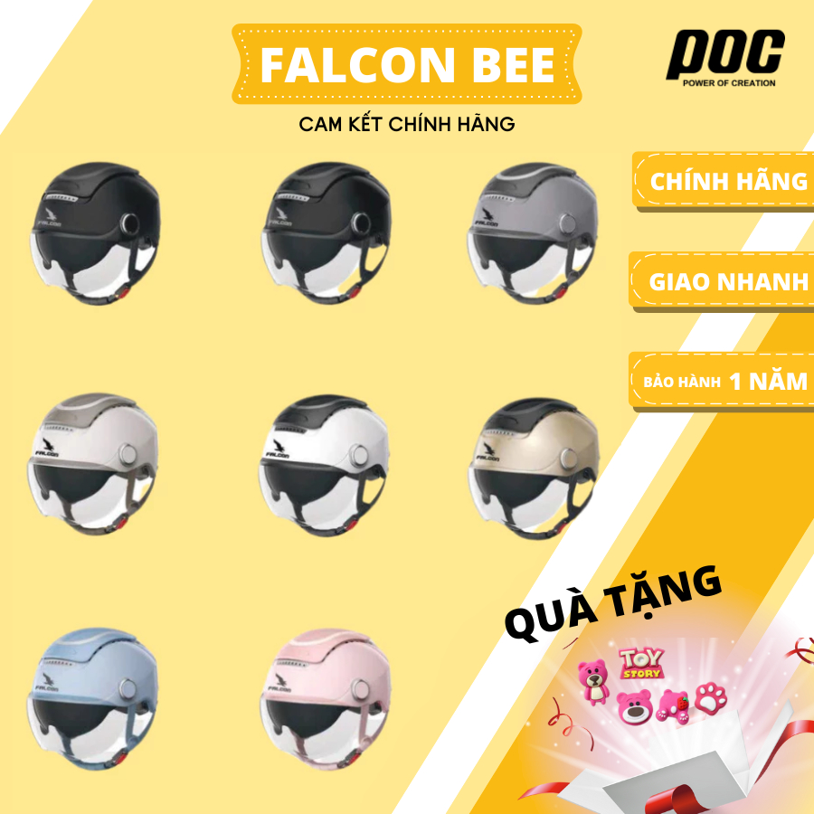 Nón Bảo Hiểm Nửa Đầu Poc Falcon BEE Mới Nhất 2024 - Nón Poc Chính Hãng ...