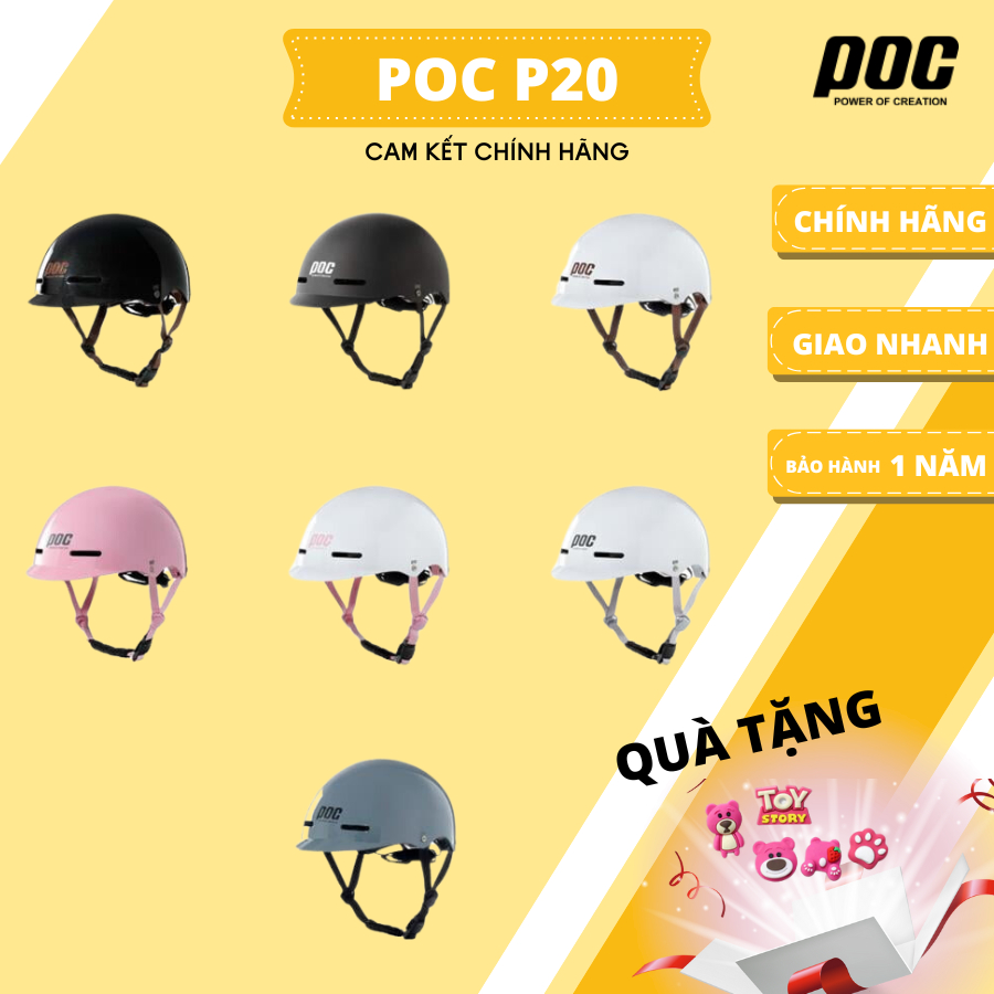 Nón Bảo Hiểm POC P20 (POC CREATION 1) Đi Xe Máy Đủ Size S, M, L Phù hợp Nam Nữ - Nón Poc Chính ...