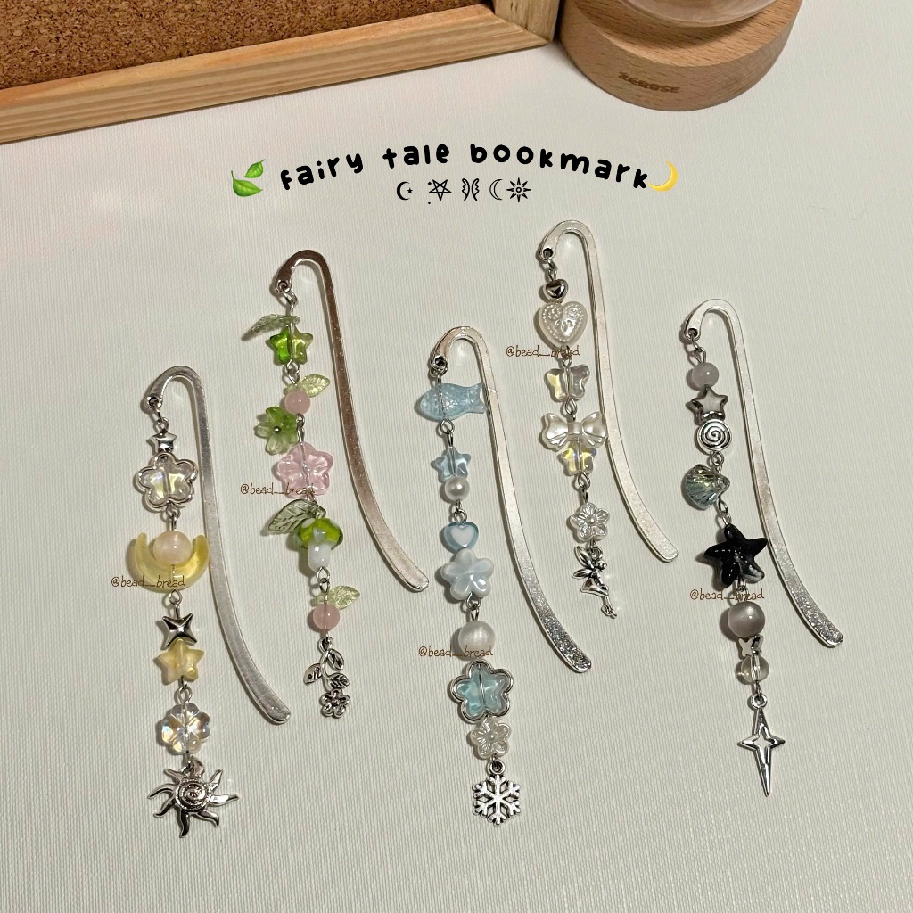 [bead__bread] 𝗙𝗮𝗶𝗿𝘆 𝘁𝗮𝗹𝗲 𝗯𝗲𝗮𝗱𝗲𝗱 𝗯𝗼𝗼𝗸𝗺𝗮𝗿𝗸 Thanh đánh dấu trang kim loại ...