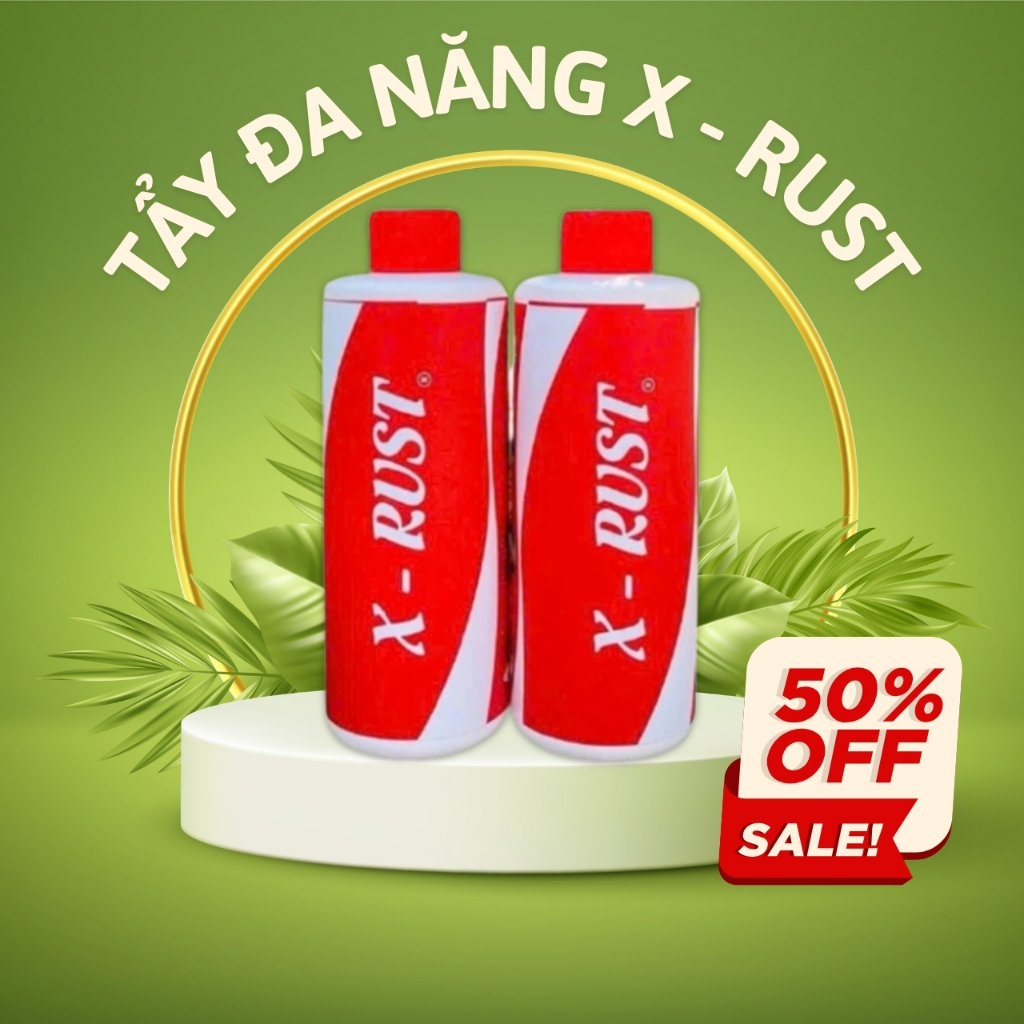 Chai xịt X-RUST 500ml tẩy sạch gỉ sét, xịt tẩy rửa nhà bếp tẩy rửa ...