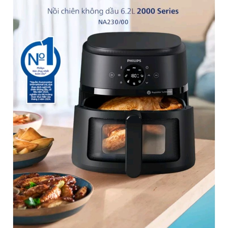 Nồi chiên không dầu Philips NA231 và NA230 và NA1500 | Shopee Việt Nam