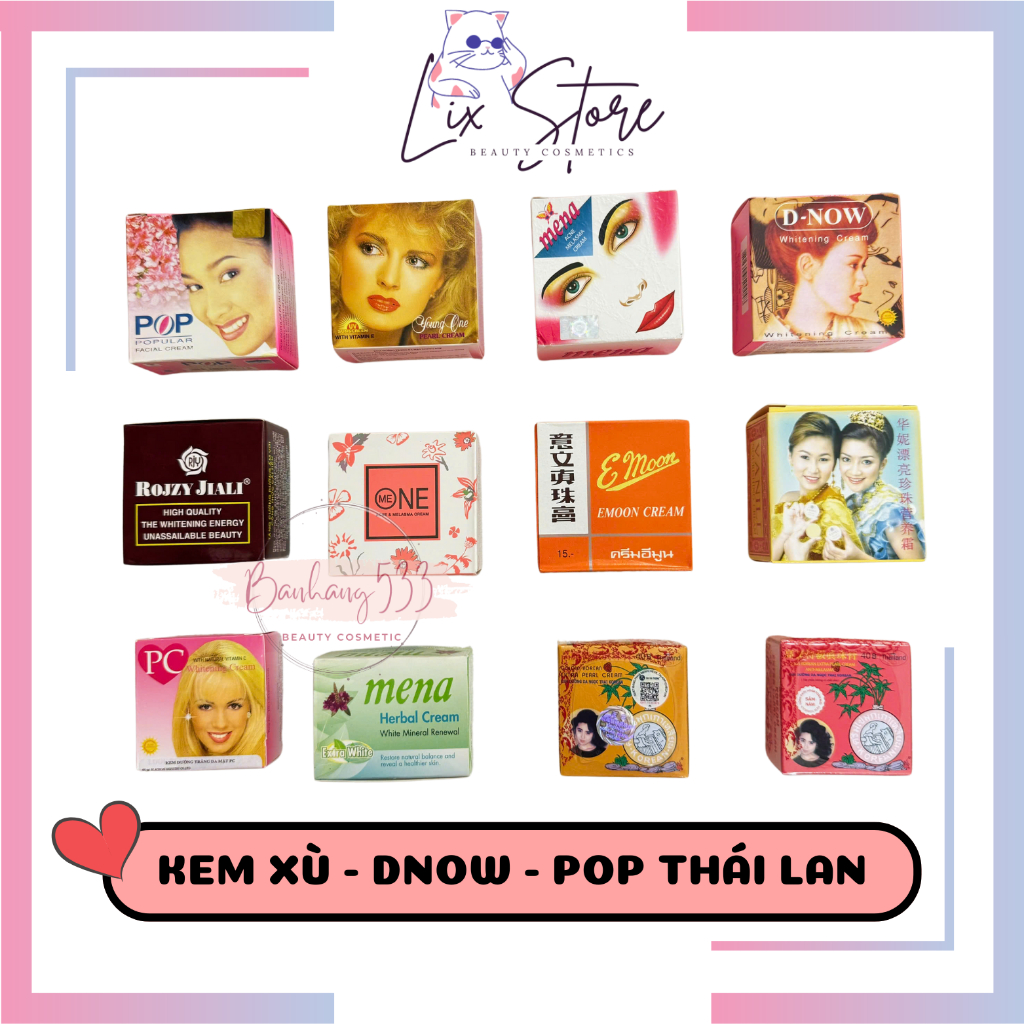 [Loại 1] Lẻ Kem Xù - Pop - Emoon - Mena - Dnow | Shopee Việt Nam