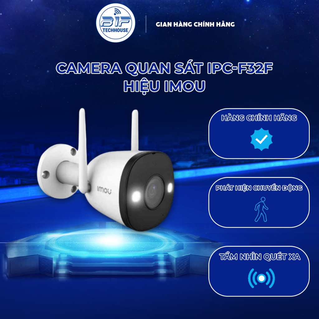 Camera Wifi Ngoài Trời IMOU IPC-F32FP/F52FP - 3MP/5MP – Ban Đêm Có Màu ...