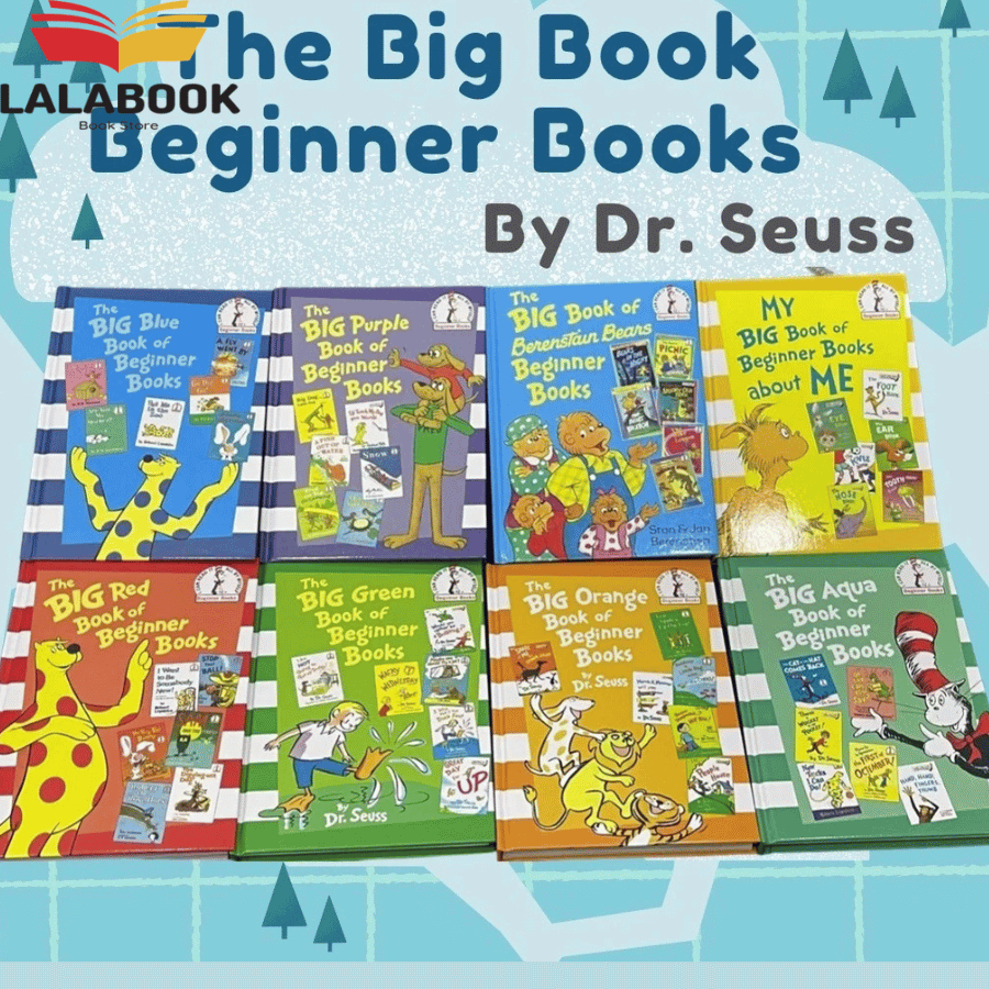 Sách- Dr seuss - The Big Book of Beginner Books, 8 cuốn bìa cứng đẹp có ...