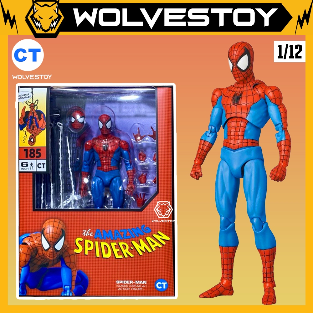Mô Hình CT Toys Mafex 185 Marvel The Amazing Spider Man Classic Costume ...