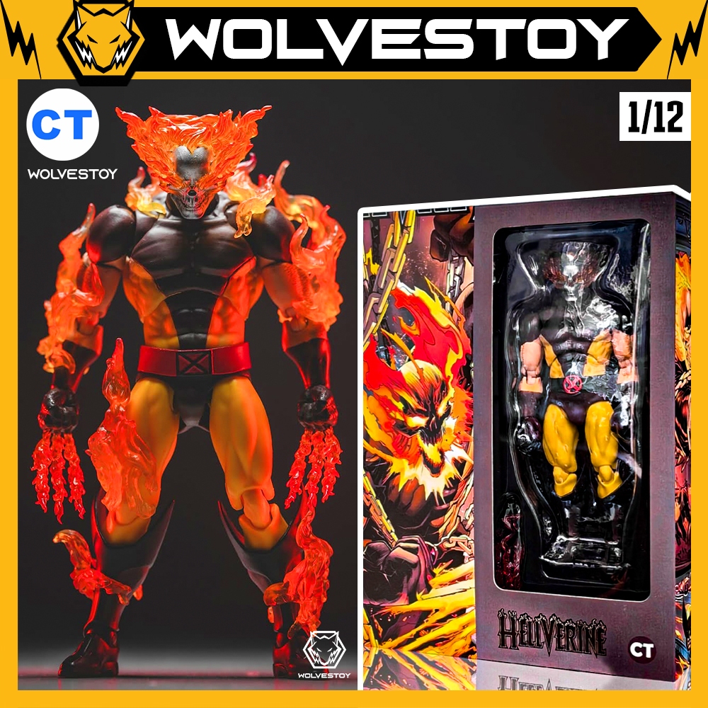 Mô Hình CT Toys Hellverine Wolverine Brown Suit Comic Ver Marvel 1/12 ...