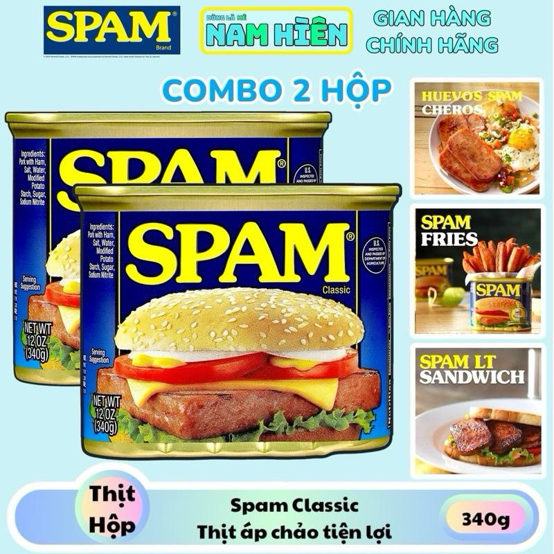 Combo 2 Hộp Thịt Hộp Spam Classic Nhập Khẩu Mỹ - Hộp 340g | Shopee Việt Nam