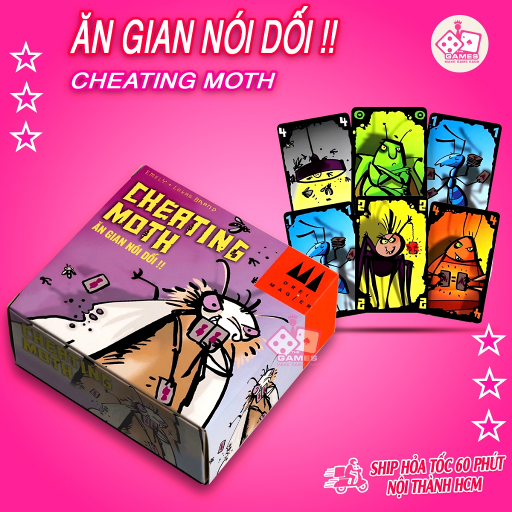 Bài nói láo ăn gian nói dối - Bướm gian lận Cheating moth phiên bản việt hóa mới ra mắt tại VN ...