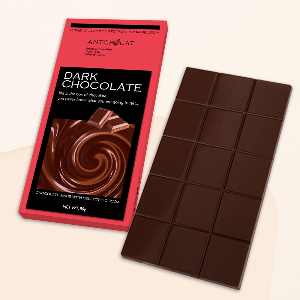 Socola Thanh Đen Antcholat 80g - Dark Chocolate Antcholat 80g | Shopee ...