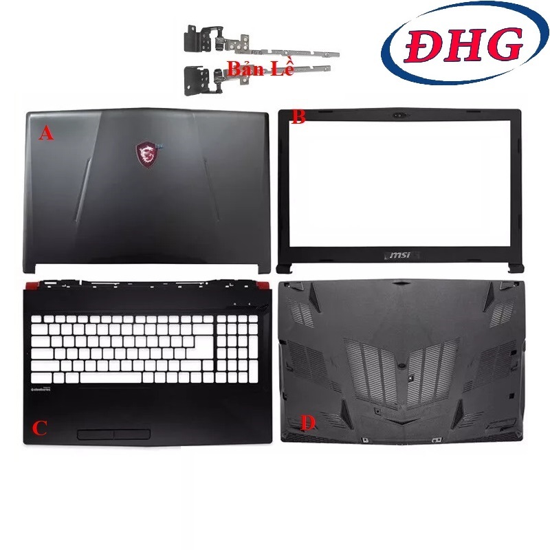 Vỏ laptop MSI GL63 MS-16P4 MS-16P5 MS-16P6 MS-16P7 MS-16P8 8RD 8RC 8RE ...