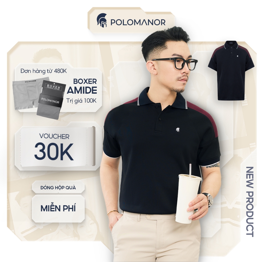 Áo polo nam cao cấp WIRO, BST 2025, vải cá sấu cotton interlock, thanh lịch, sang trọng ...