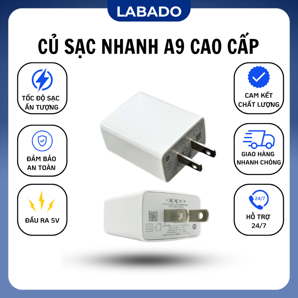 Củ sạc nhanh, cục nguồn A933 cho loa máy tính xuất 5V2A cao cấp LABADO ...