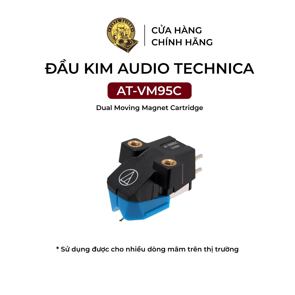 Đầu kim Audio Technica AT-VM95C dual moving magnet cartridge | Shopee ...