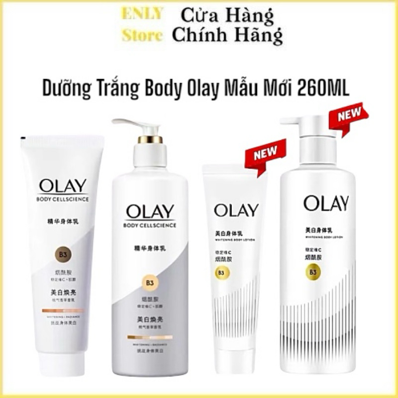 Sữa Dưỡng Thể Dưỡng Âm Trắng Da Olay B3 Body Cellscience Vitamin E B3 ...