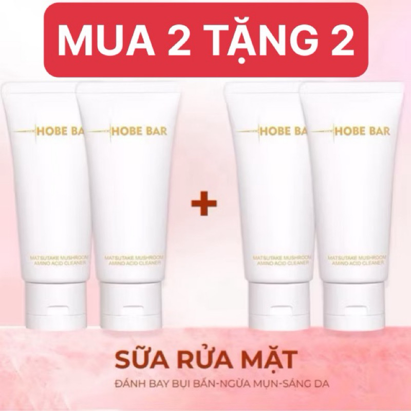 (Mua 2 tặng 2) Sữa rửa mặt Amino Acid HOBE BAR 50ml | Shopee Việt Nam