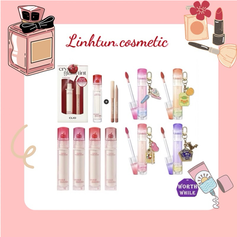 [ Tặng chì kẻ môi ] Son Clio Crystal Glam Tint | Shopee Việt Nam