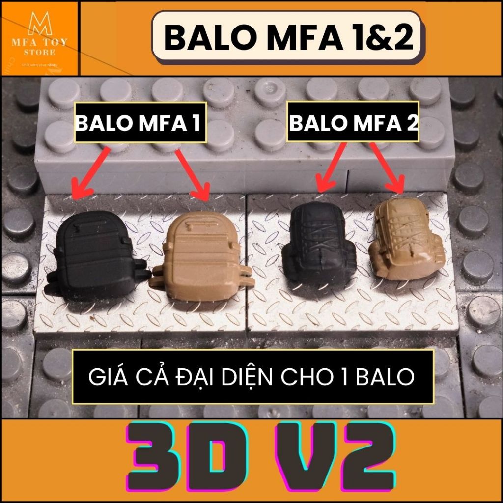Đồ chơi lắp ráp swat army, mô hình lắp ghép - Trang bị in 3DV2 BALO MFA 1 và 2 No. | Shopee Việt Nam