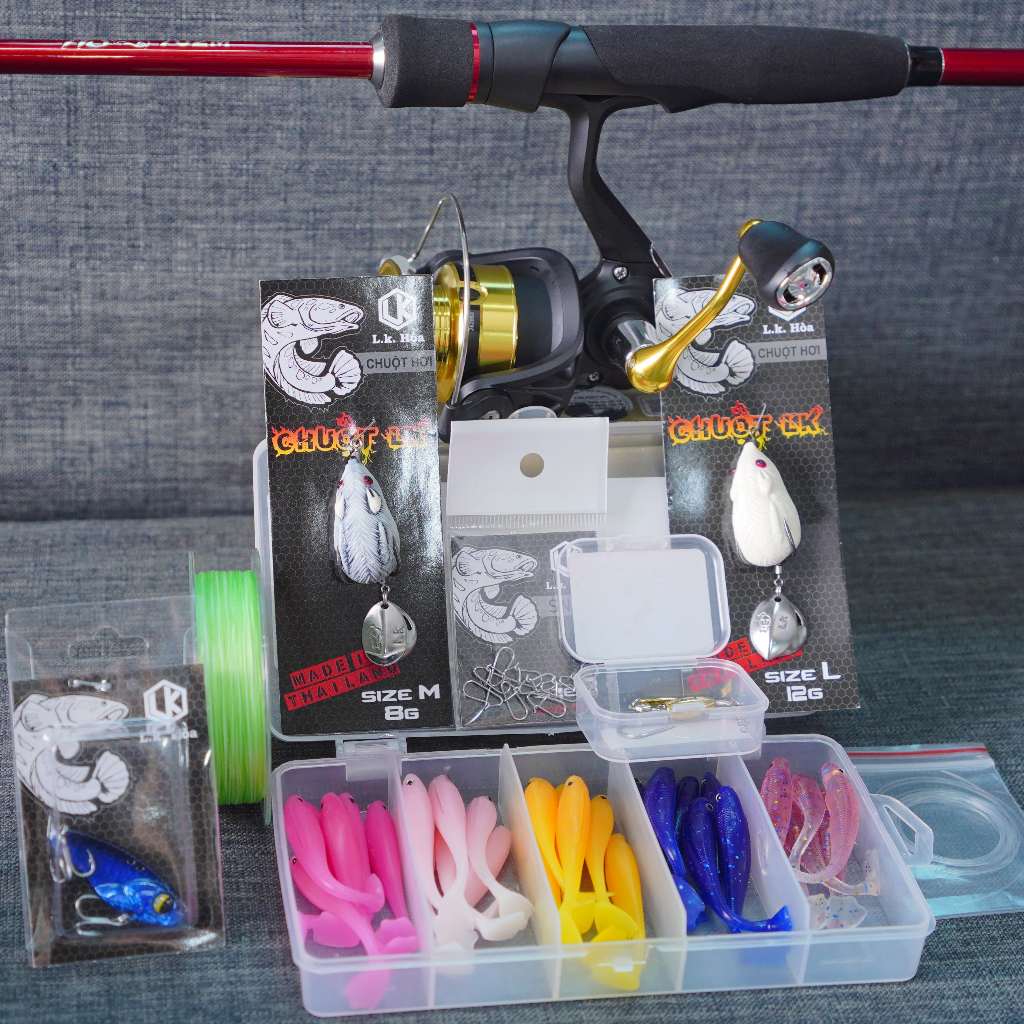 [LK HÒA] COMBO CHUYÊN LURE HỌC SINH, COMBO ĐẦY ĐỦ BỘ CÂU LURE CẦN HỌC ...