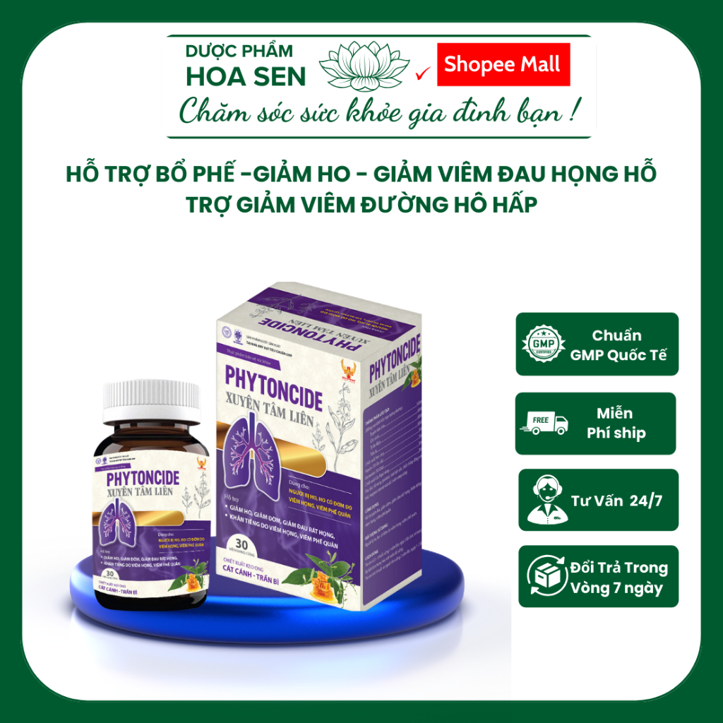 [ CHÍNH HÃNG ] Phytocide : Hỗ trợ giảm ho, giảm đờm, đau rát họng ...