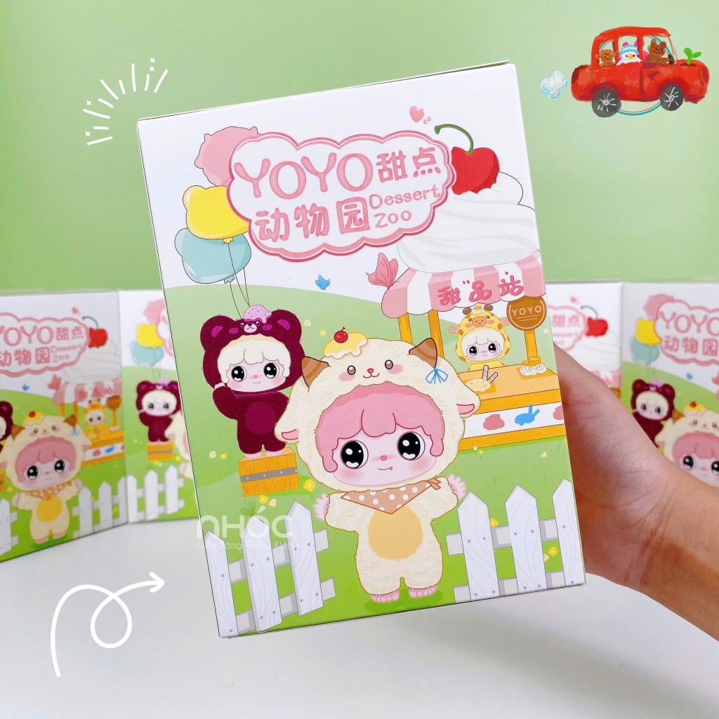 (Sale Đậm) Chính Hãng BabyThree - YOYO ZOO sở Thú blind box set 6 ngẫu ...