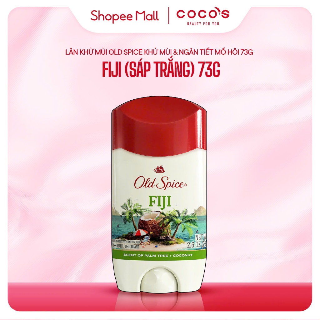 Lăn Khử Mùi Old Spice Fiji 73g (SÁP TRẮNG) | Shopee Việt Nam