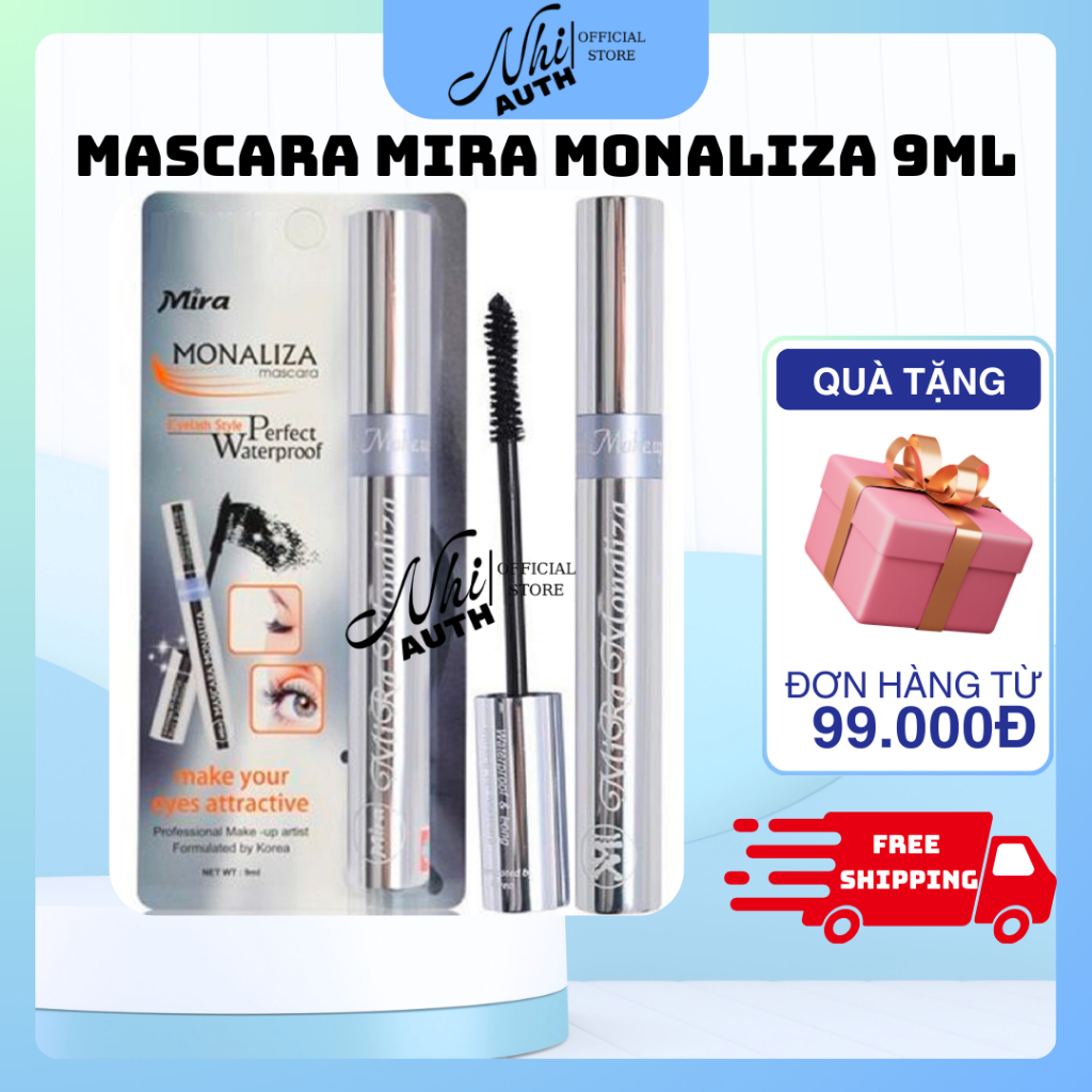 Mascara Mira Monaliza 9ml Không Trôi Cong Mi Hàn Quốc 100% chính hãng ...