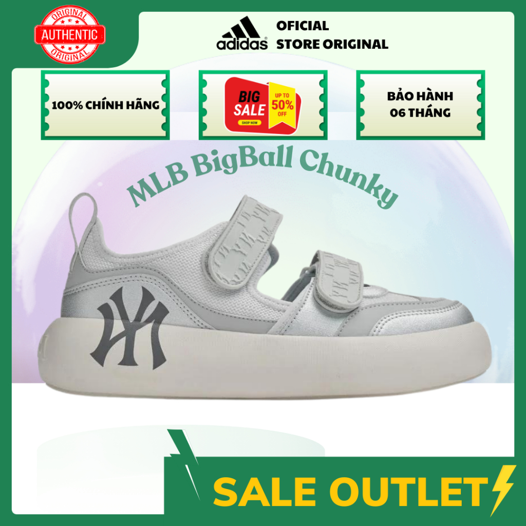 [ Chính Hãng ] Giày _MLB Chunky Base New York Yankees Grey Full Box ...