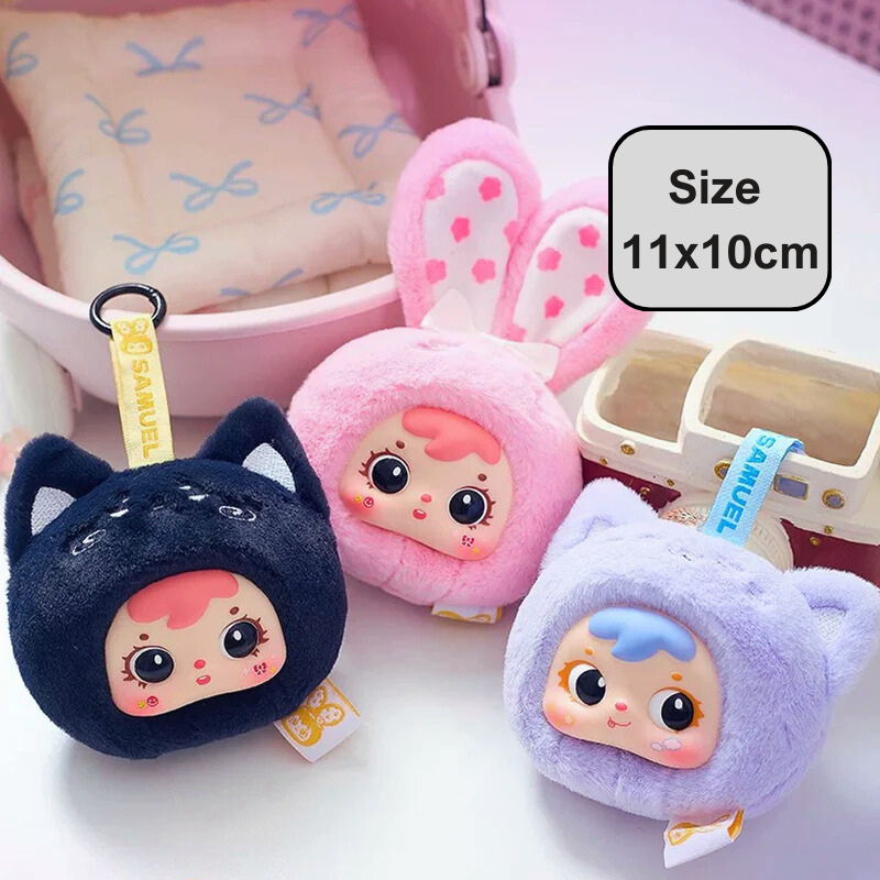 Blindbox Samuel mini đầu thú, chính hãng, mùi thơm trái cây, làm quà ...