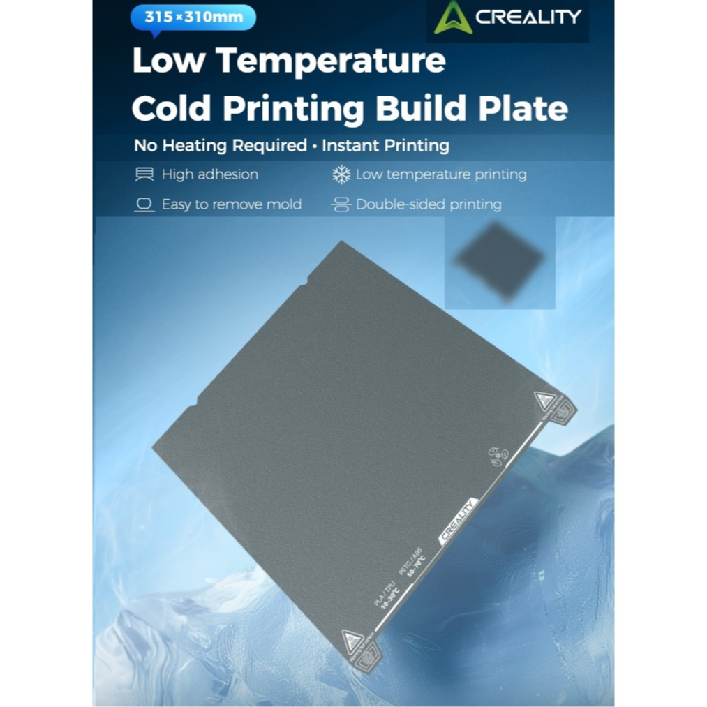 Tấm bàn PEI in lạnh nhiệt độ thấp Creality Low Temperature Cold Printing Build Plate-315*310 ...