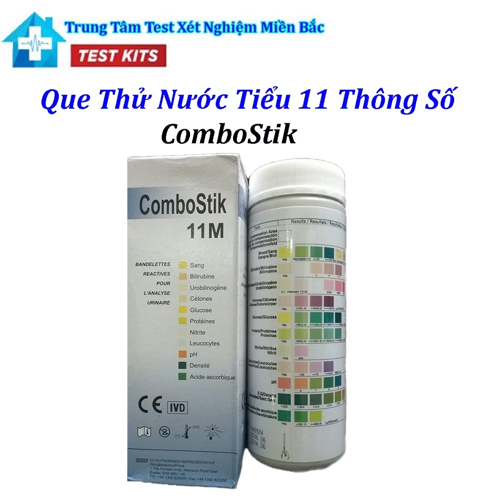 Que Thử Nước Tiểu 11 Thông Số ComboStik Hộp 100 Que | Shopee Việt Nam