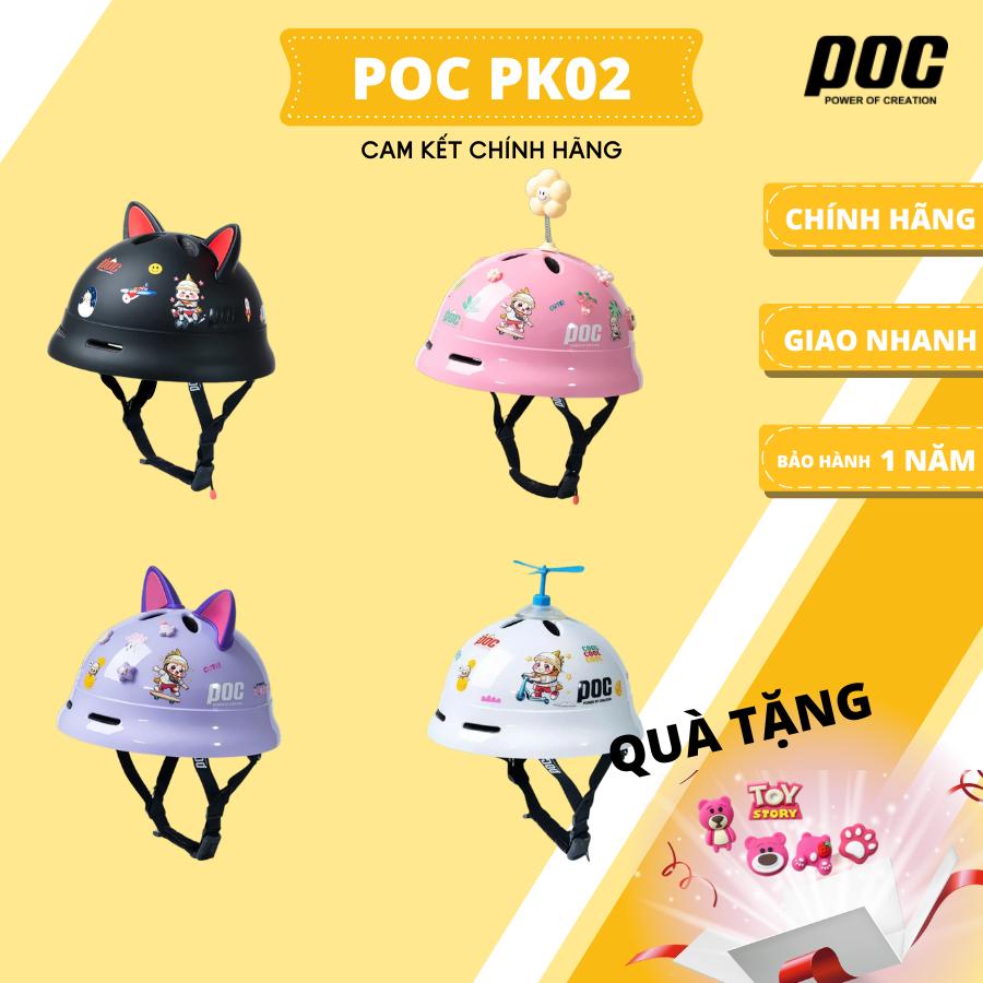Mũ Bảo Hiểm Thể Thao Nón POC PK02 Đủ Size S, M, L x Dino_Poc - Nón Poc Chính Hãng | Shopee Việt Nam