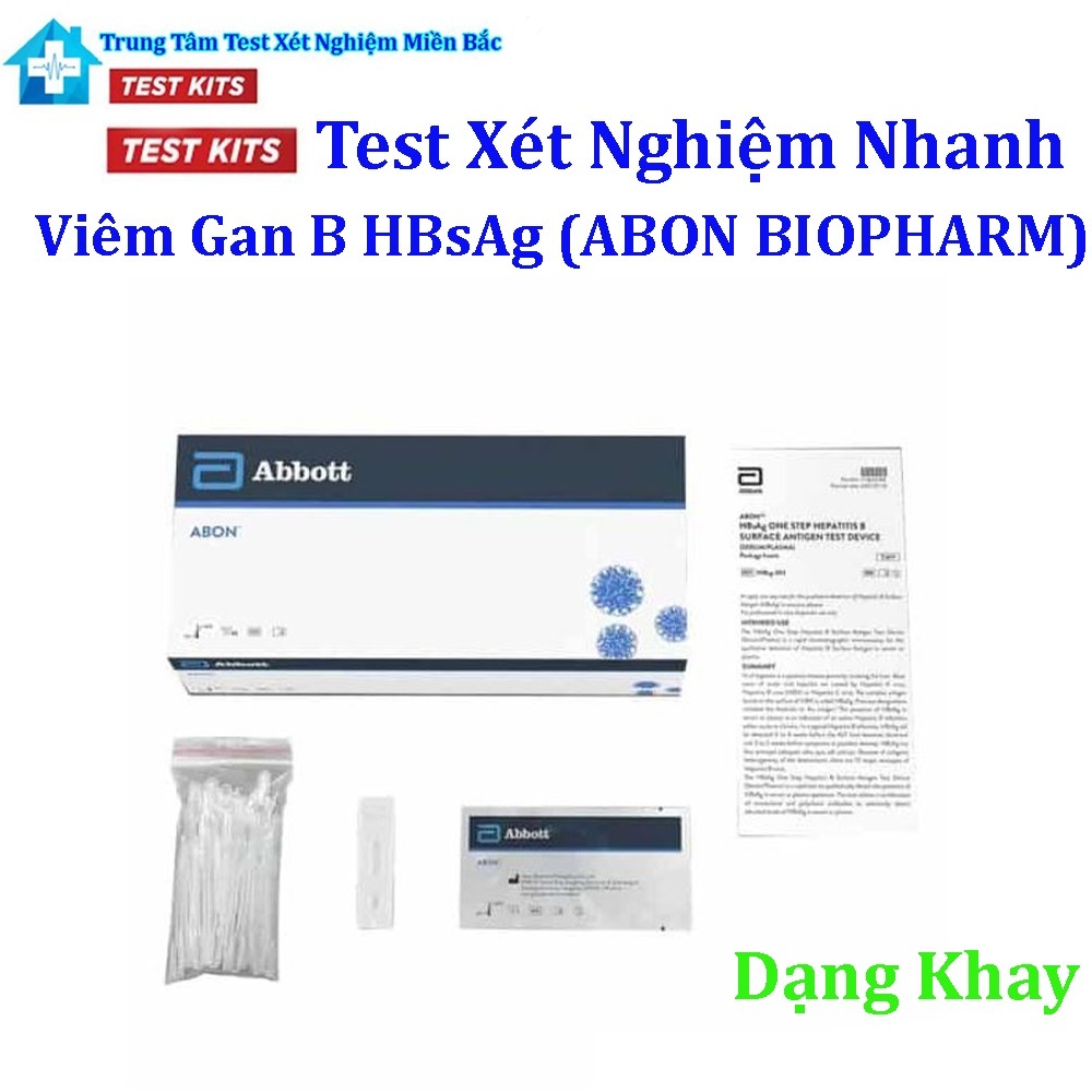 Test Xét Nghiệm Viêm Gan B HBsAg Abon Biopharm Dạng Khay | Shopee Việt Nam
