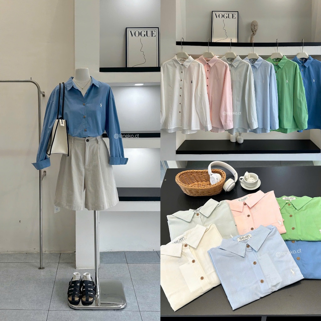 Sơ mi RL Seven 2647 Laneko 6 màu | Shopee Việt Nam