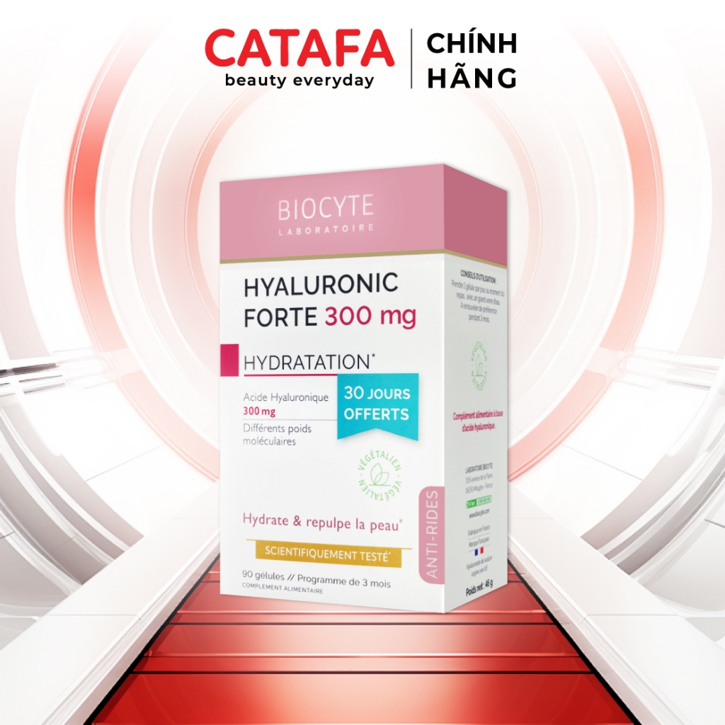 B17C Viên uống bổ sung Hyaluronic Acid Hyaluronic Forte 300mg - Biocyte ...