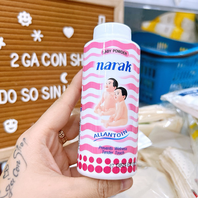 Phấn rôm Narak Thái 25g chống ẩm, giảm rôm sảy cho bé | Shopee Việt Nam