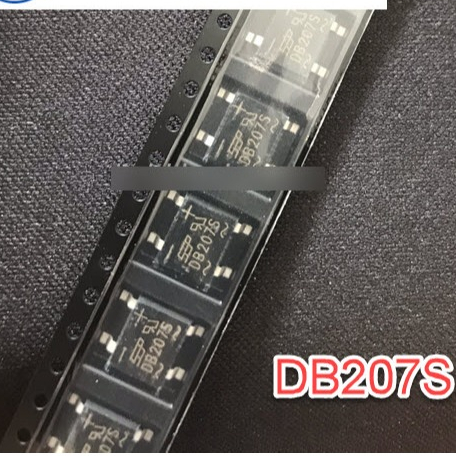 20 con DB207S DB207 Chỉnh lưu cầu - Diode cầu 207 2A 1000V SOP-4 ...