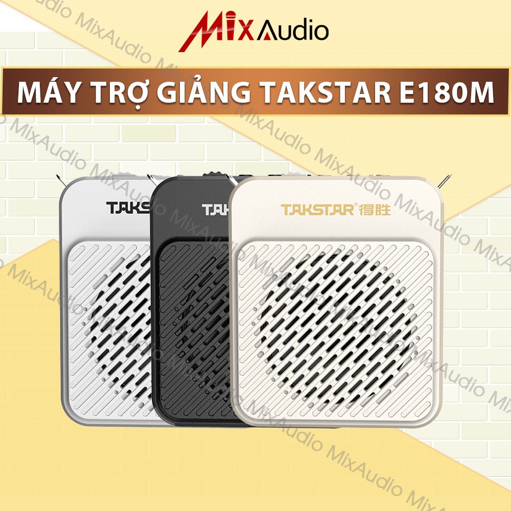 Máy Trợ Giảng TAKSTAR E180M, Bluetooth 5.0, Công Suất 10W, Thời Gian Sử Dụng 30 Giờ, Giành Cho ...