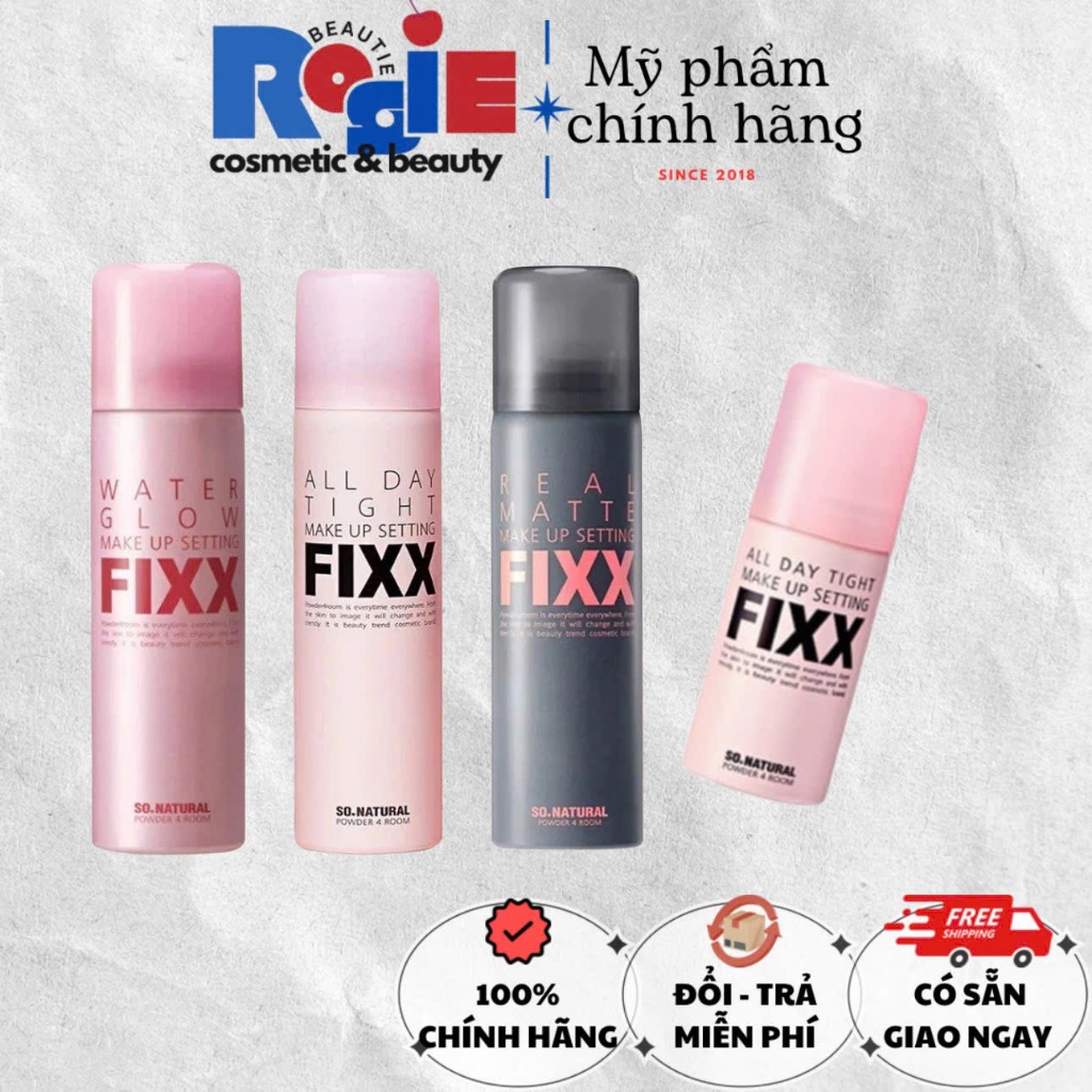 Xịt Khóa Nền Makeup Fixx – Giữ Lớp Makeup Hoàn Hảo Cả Ngày! | Shopee ...