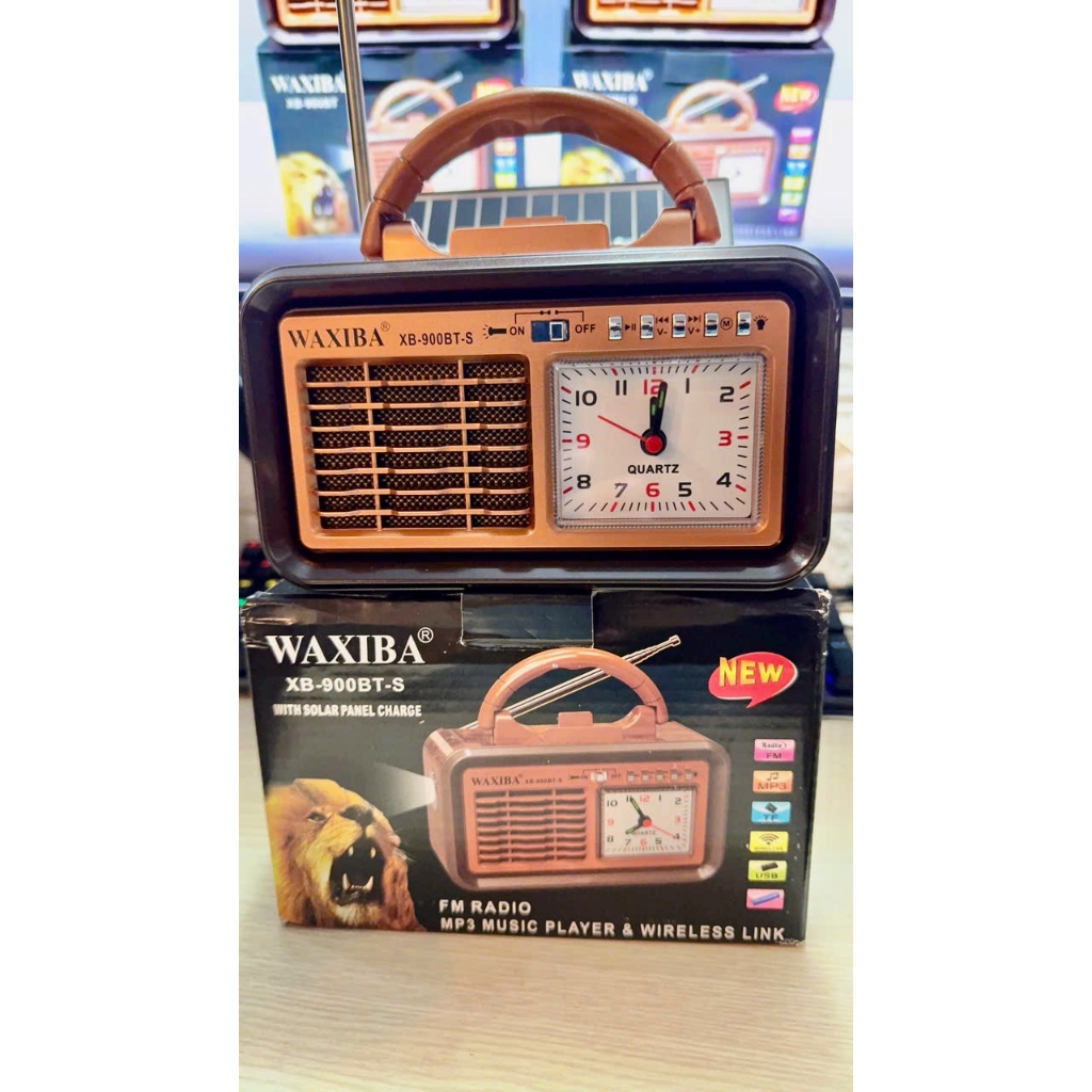 Đài FM WAXIBA Radio Bluetooth USB,THẺ NHỚ XB-900BT-S QUÀ TẶNG Ý NGHĨA ...